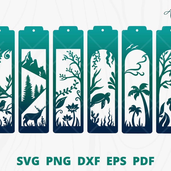 Nature Bookmark - Etsy