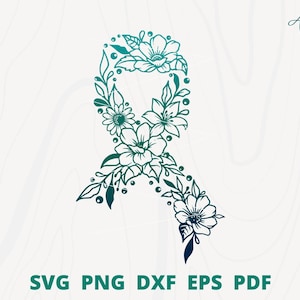 Breast Cancer SVG Bundle, Awareness Ribbon SVG, Cancer Svg, Cancer ...