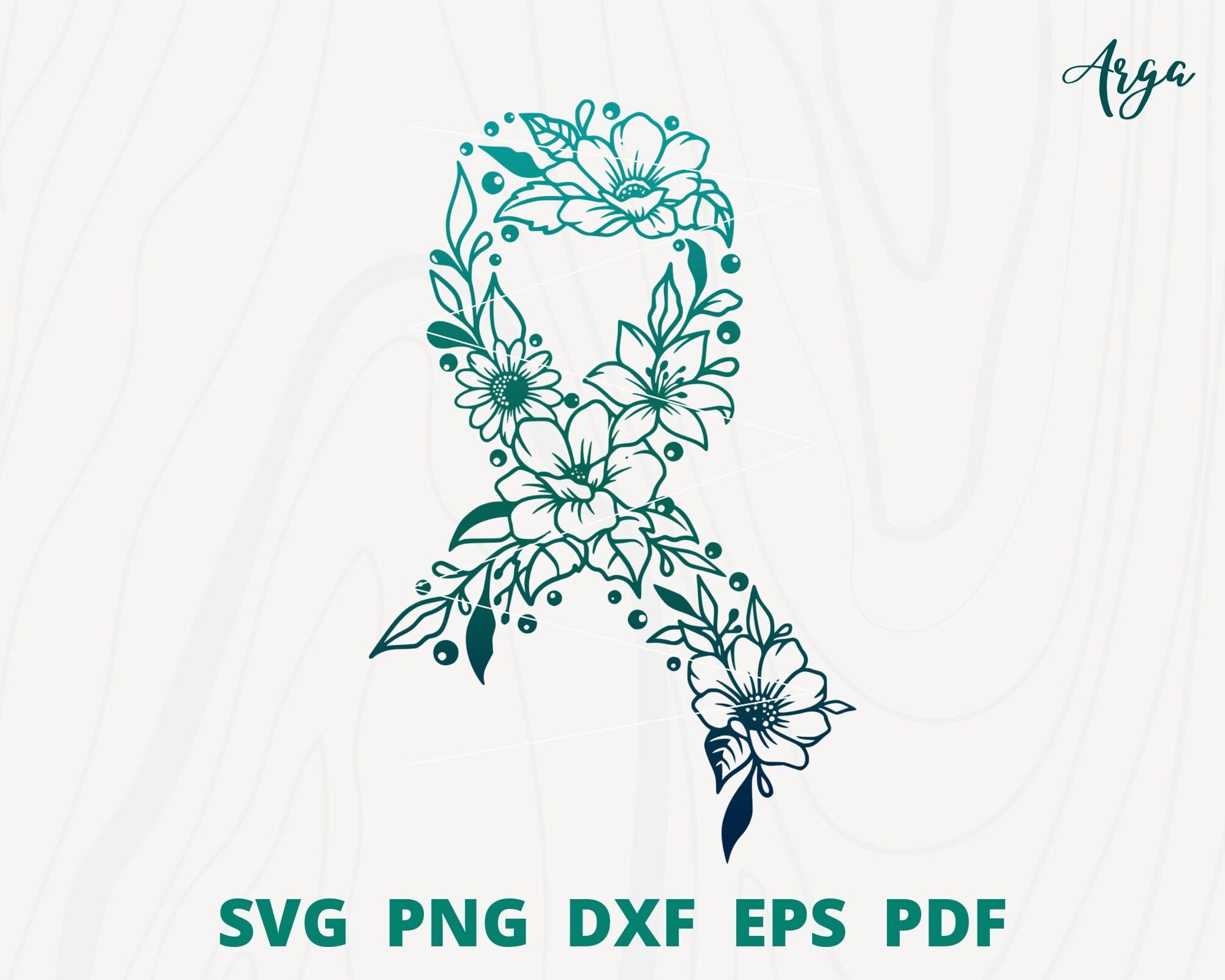 Breast Cancer SVG Bundle, Awareness Ribbon SVG, Cancer Svg, Cancer ...