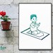 Muslim Boy Praying Svg, Muslim Pray Svg, Muslim Kids Praying Svg, Kids ...