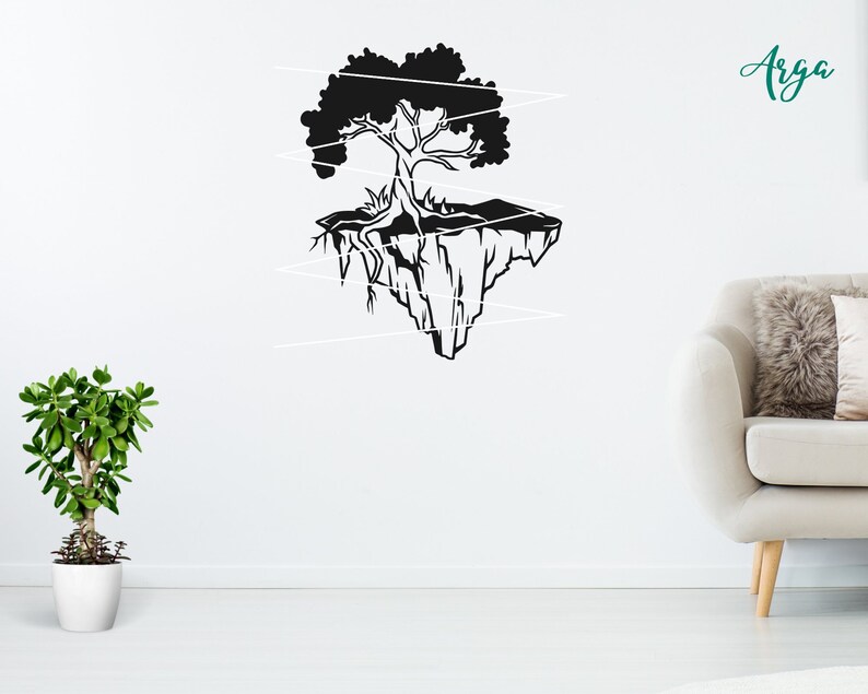 Floating Tree Svg Floating Island Svg Sky Island Svg Tree - Etsy