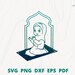 Muslim Girl Praying Svg, Muslim Pray Svg, Muslim Kids Praying Svg, Kids ...
