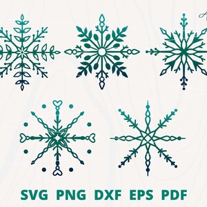 Snowflake Svg Bundle, Snow Svg, Winter Svg, Winter Flake Svg, Snowflake ...