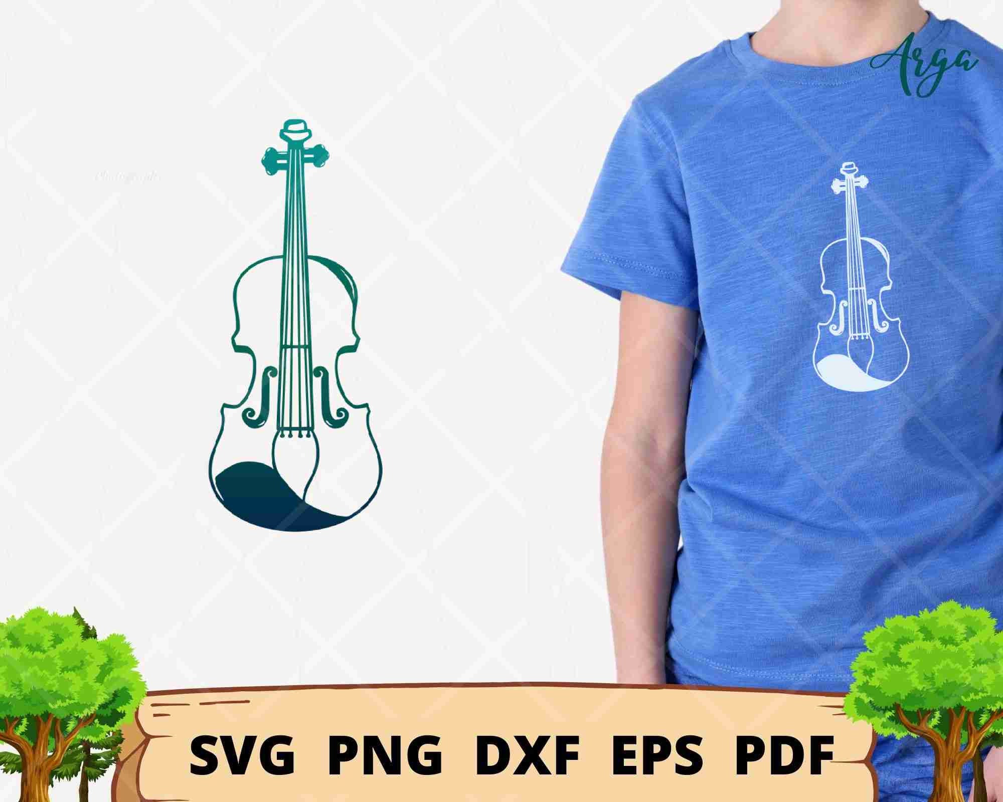 Violin Svg Music Instrument Svg Floral Violin Svg Violin - Etsy