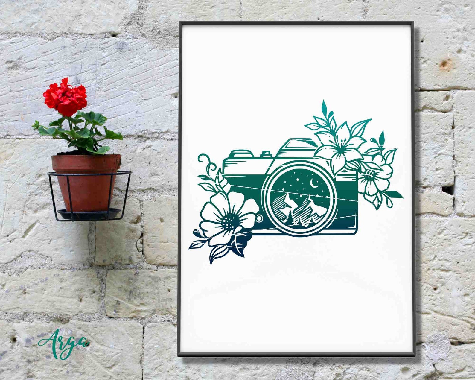 Photography Svg Camera Svg Flower Camera Svg Photographer - Etsy