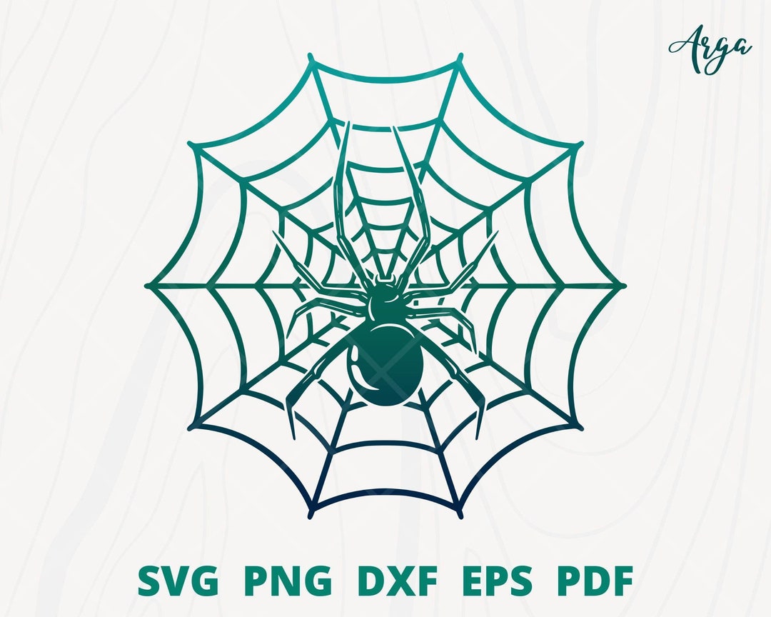 Spider Web Svg, Spider Svg, Spider Web Wall Decor, Spider Web ...