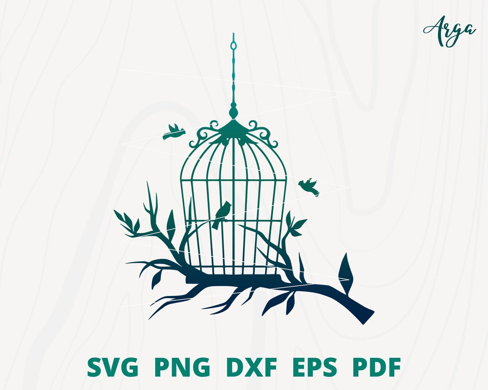 Bird Cage Svg Bundle Bird Cage Svg Bird Cage Wall Decor - Etsy