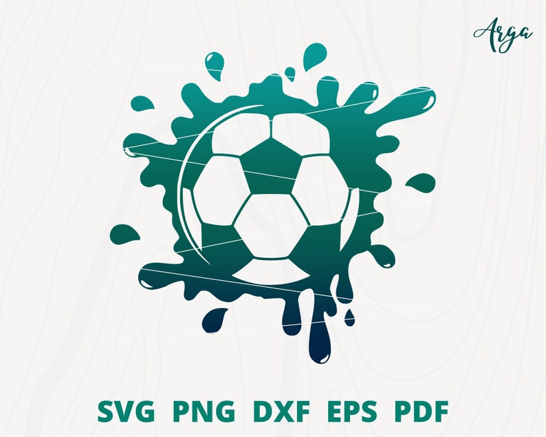 Soccer Ball Splash Svg Soccer Team Svg World Cup Svg Soccer - Etsy