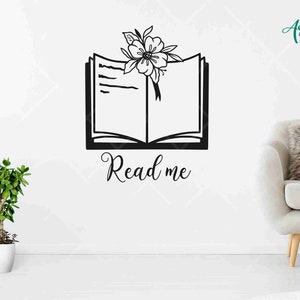 Read Me Svg, Read Me Icon, Read Me Symbol, Read Me Library Wall Decor ...