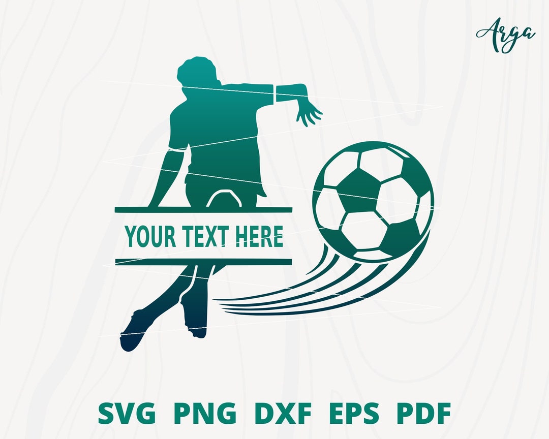 Split Monogram Soccer Svg, World Cup Svg, Soccer Team Svg, Soccer Ball ...