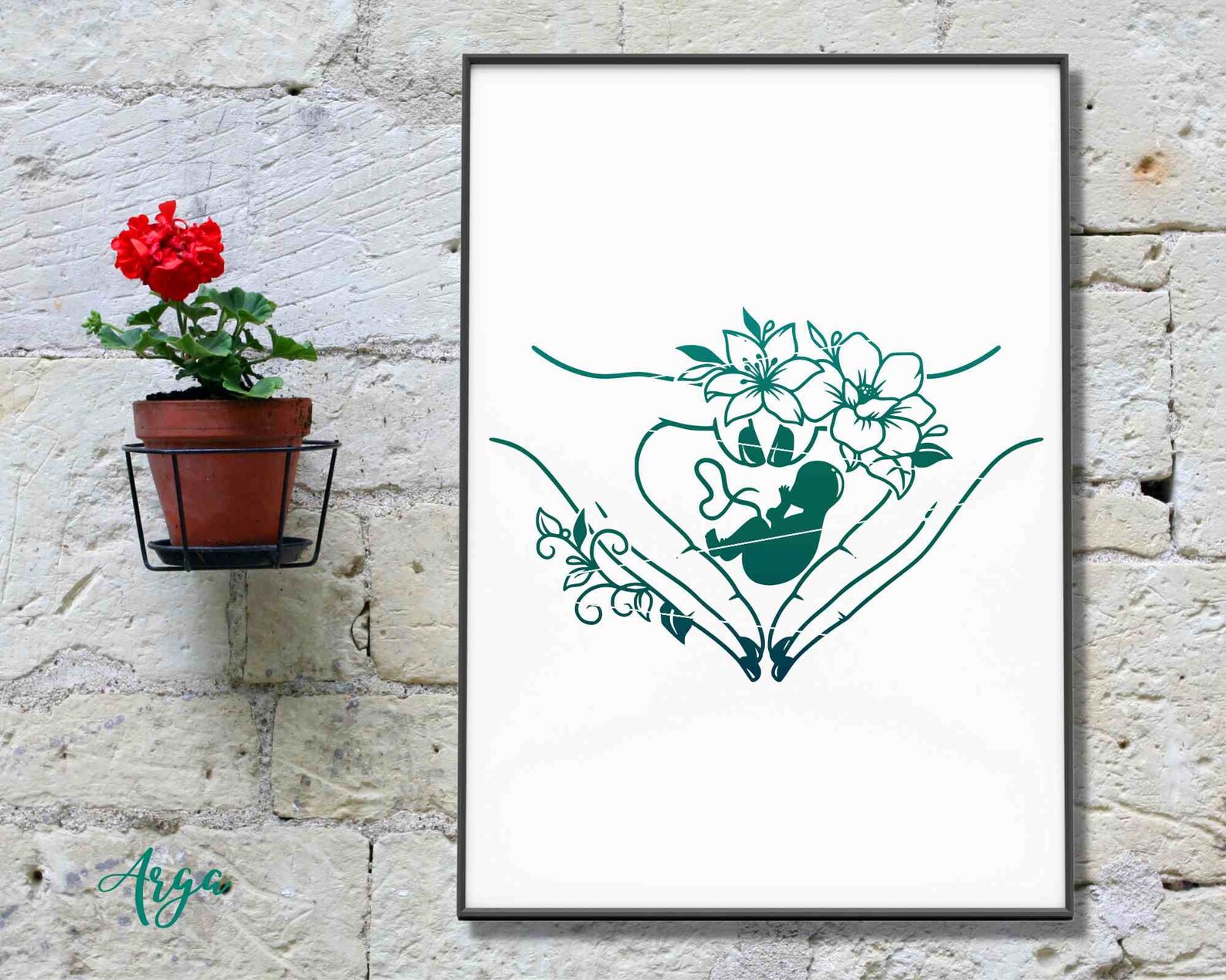 Pregnancy Svg Pregnant Care Svg Obstetricians Logo Hand - Etsy