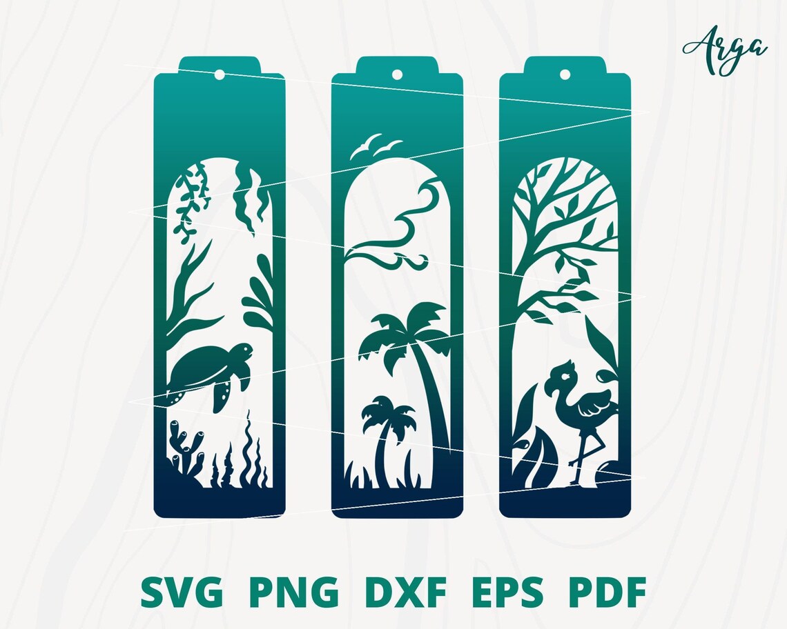 Bookmark Svg Bundle Bookmark Svg Floral Bookmark Svg - Etsy