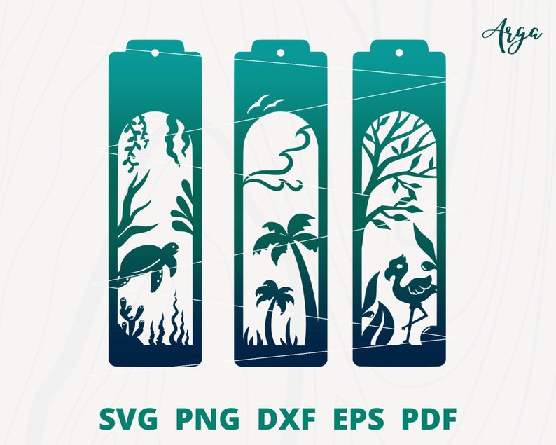 Bookmark Svg Bundle Bookmark Svg Floral Bookmark Svg - Etsy