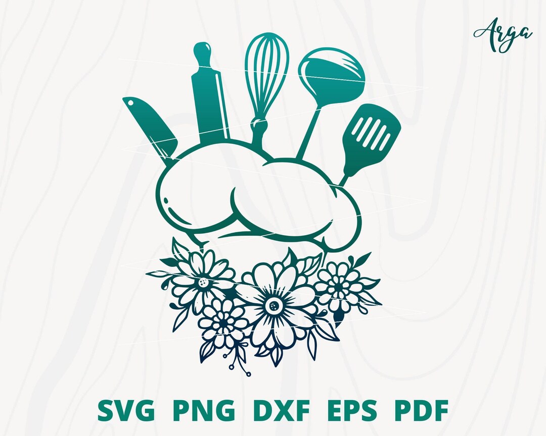 Chef Svg, Chef Girl Svg, Chef Mom Svg, Chef Tools Svg, Floral Chef Svg ...