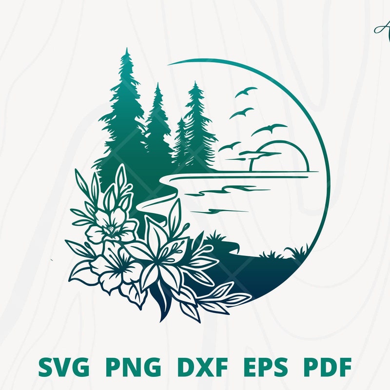 Lake Svg - Etsy