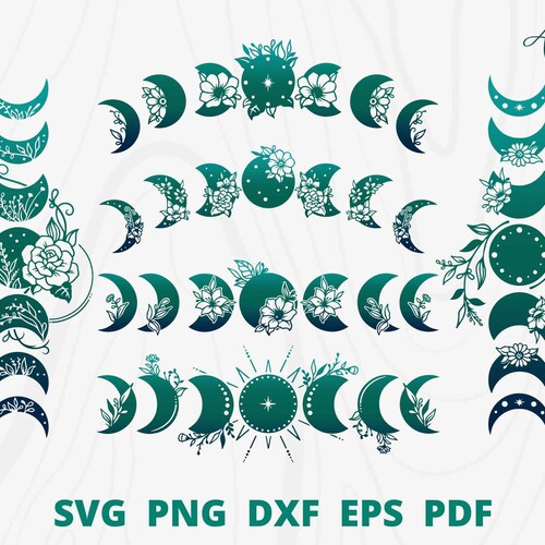 Moon Phase Svg Bundle Flower Moon Phase Svg Mystic Celestial - Etsy ... Moon Phase Svg Bundle Flower Moon Phase Svg Mystic Celestial - Etsy ...