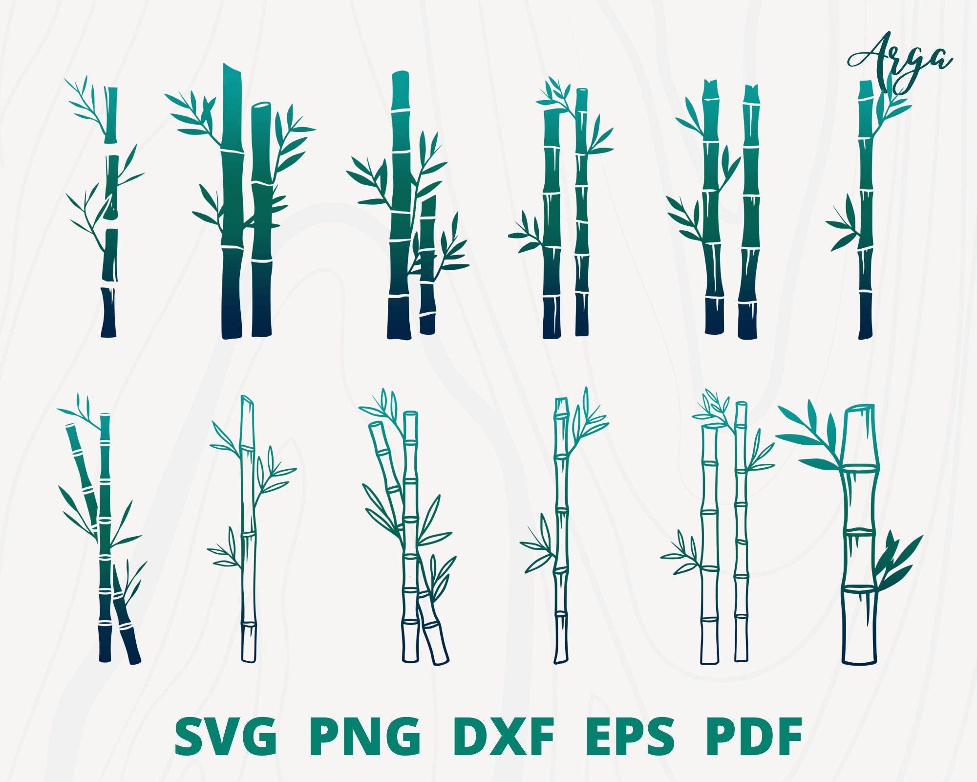 Bamboo Stick Silhouette