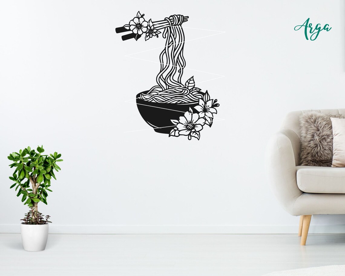 Noodles Svg Food Svg Ramen Svg Flower Noodles Svg Noodles - Etsy