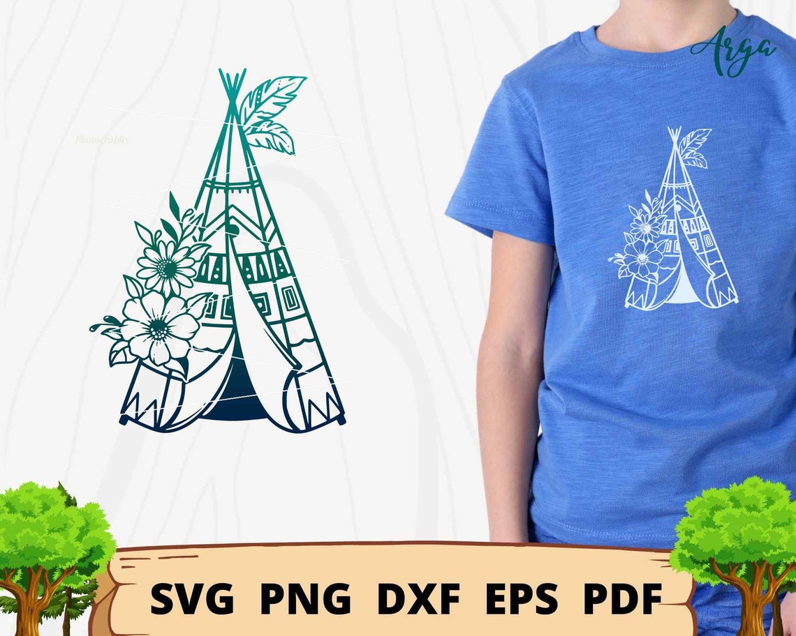Teepee Svg Indian Teepee Svg Tipi Tent Svg Tribal Svg - Etsy