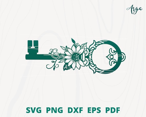 Key With Flower Svg Real Estate Logo House Key Svg Key Svg - Etsy