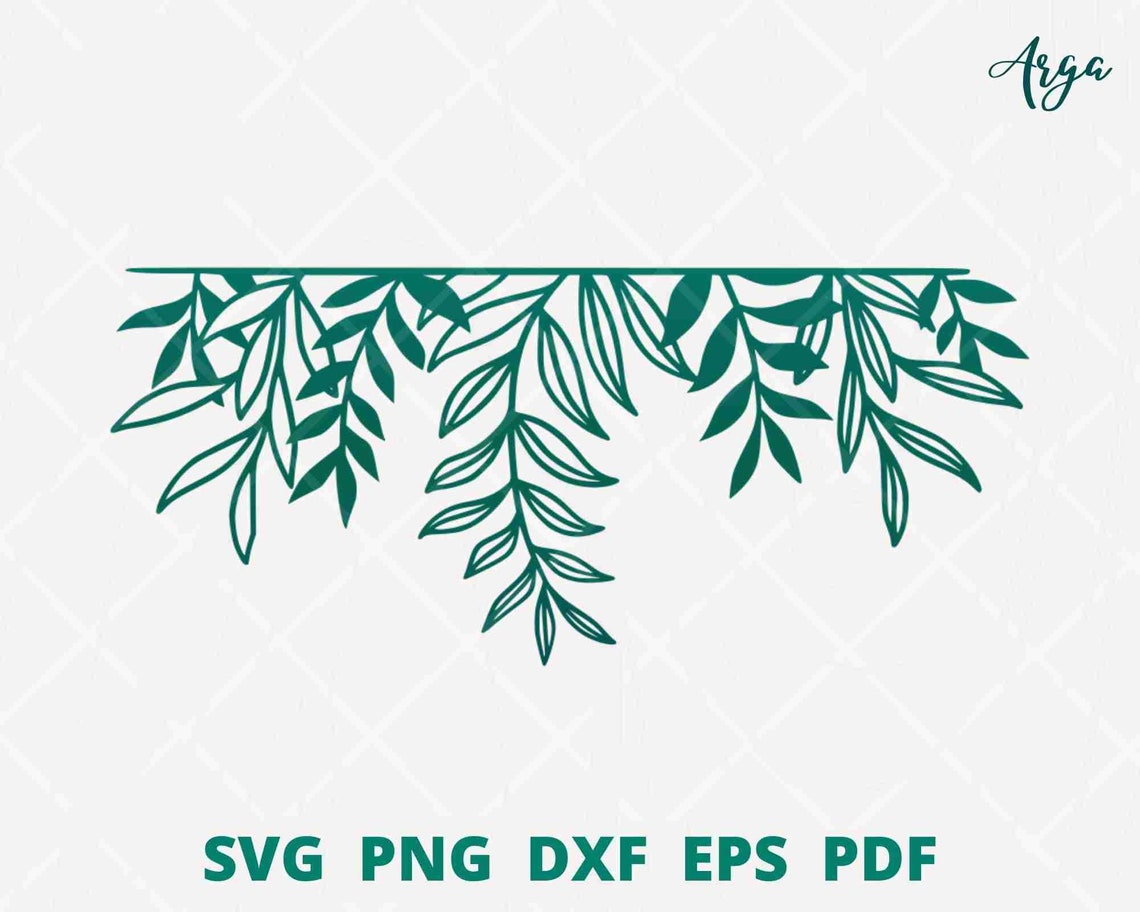 Hanging Plant Svg Bundle, Floral in Wall Svg, Hanging Flower Svg ...