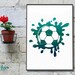 Soccer Ball Splash Svg Soccer Team Svg World Cup Svg Soccer - Etsy