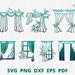 Curtains Svg Bundle Curtain Svg Curtain With Flower Svg - Etsy