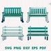 Garden Bench Svg Bundle, Bench Svg, Park Bench Svg, Wooden Park Bench ...