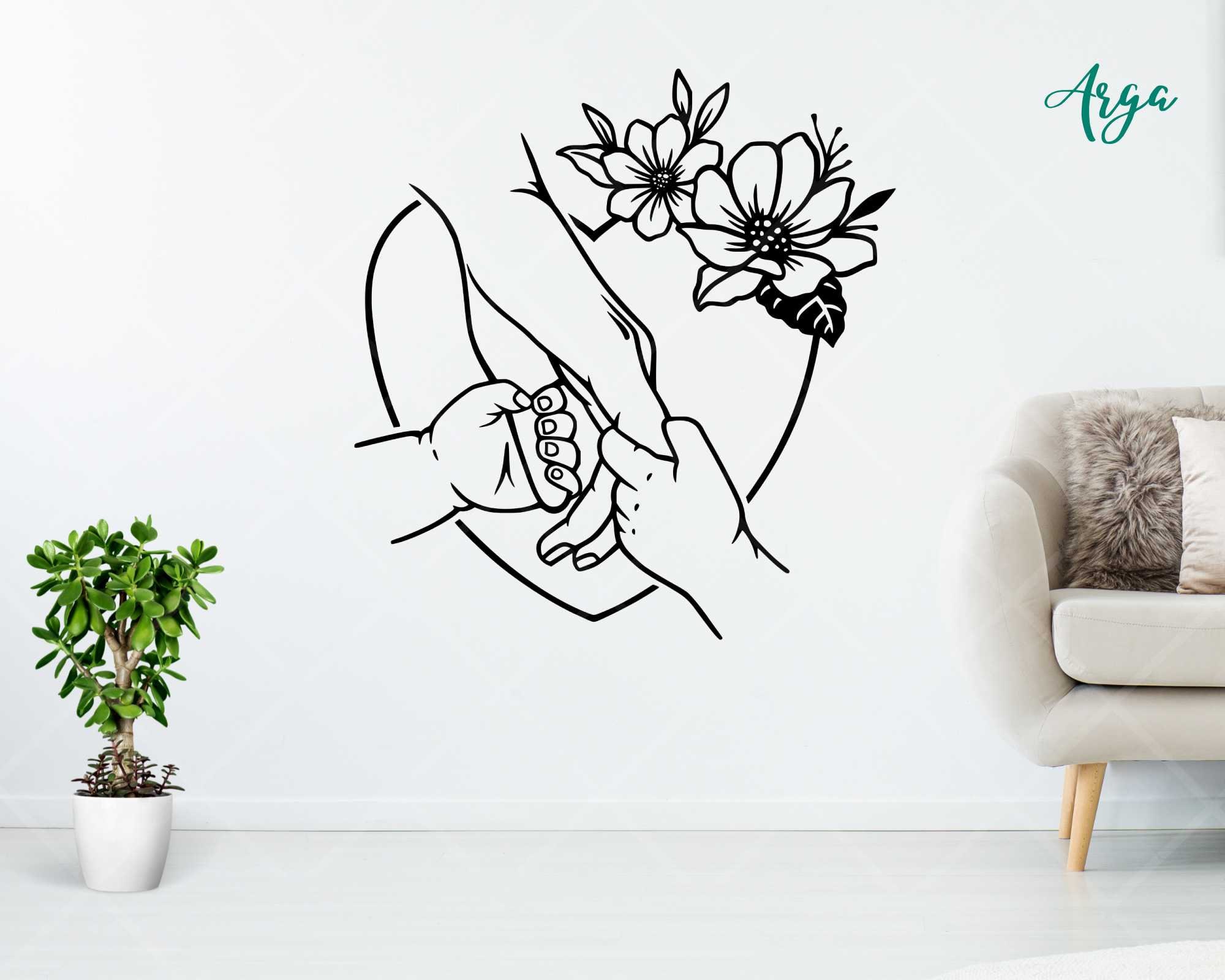 Mother and 2 Child's Hands Svg, Holding Hand Svg, Mom and Baby Svg ...