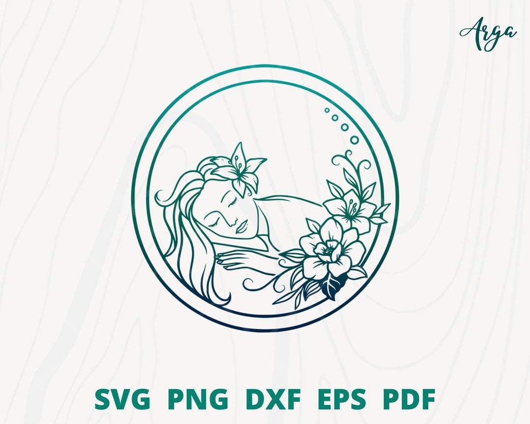Spa SVG, Body Massage Logo Svg, Spa Girl Svg, Spa Logo, Beauty Spa Cut ...