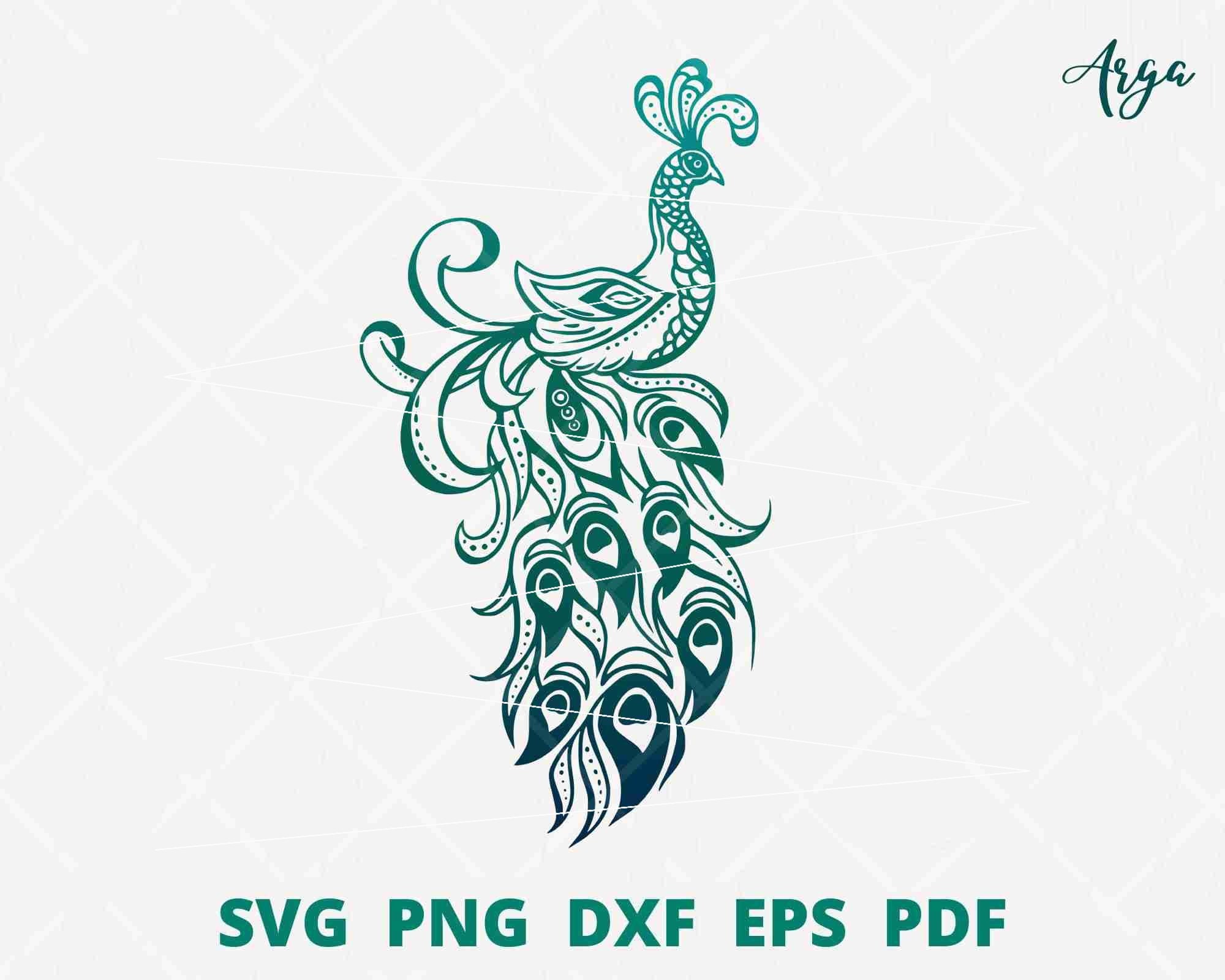 Peacock Svg Bundle Peacock Cut File Peacock Feather Svg - Etsy Canada