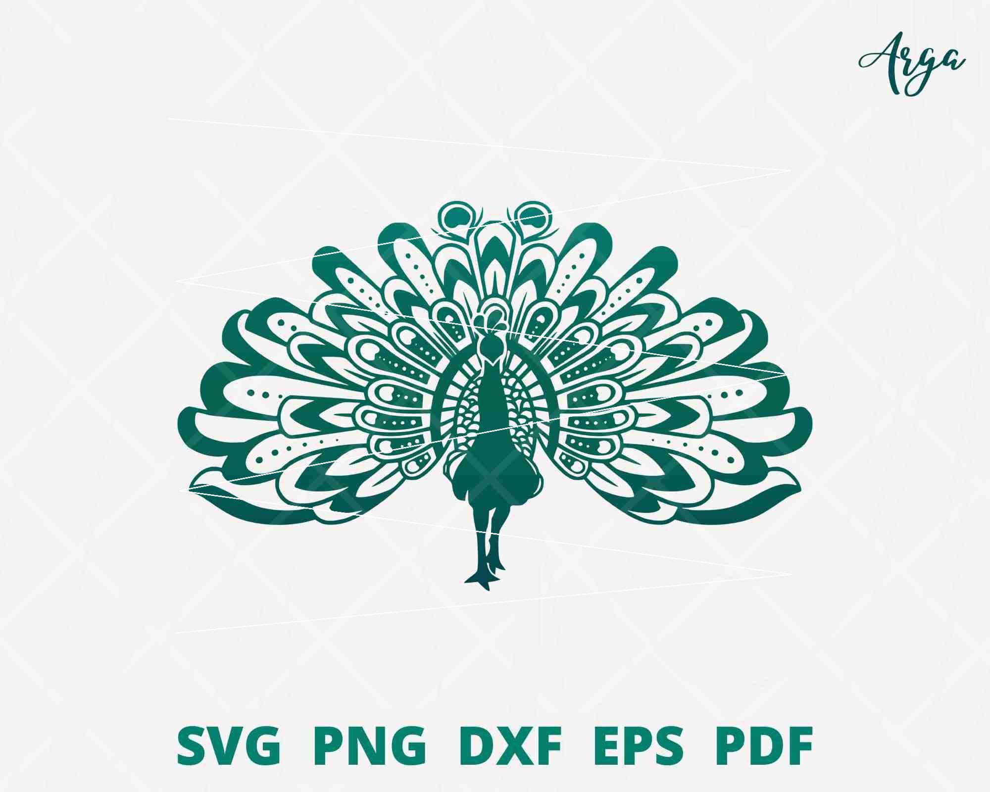 Peacock svg bundle Peacock cut file Peacock Feather svg - Etsy México