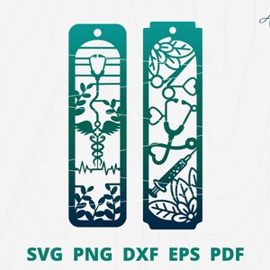 Nurse Bookmark Svg, Nurse Svg Bundle, Bookmark Nurse Svg, Nurse Medical ...