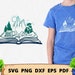 Book Svg File, Village Book Svg, Village Scene Svg, Book Illustration ...