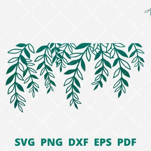 Hanging Plant Svg Bundle, Floral in Wall Svg, Hanging Flower Svg ...
