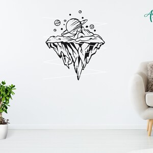 Planet Svg, Floating Planet Svg, Floating Island Svg, Sky Island Svg ...