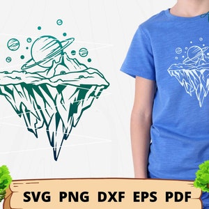 Planet Svg, Floating Planet Svg, Floating Island Svg, Sky Island Svg ...