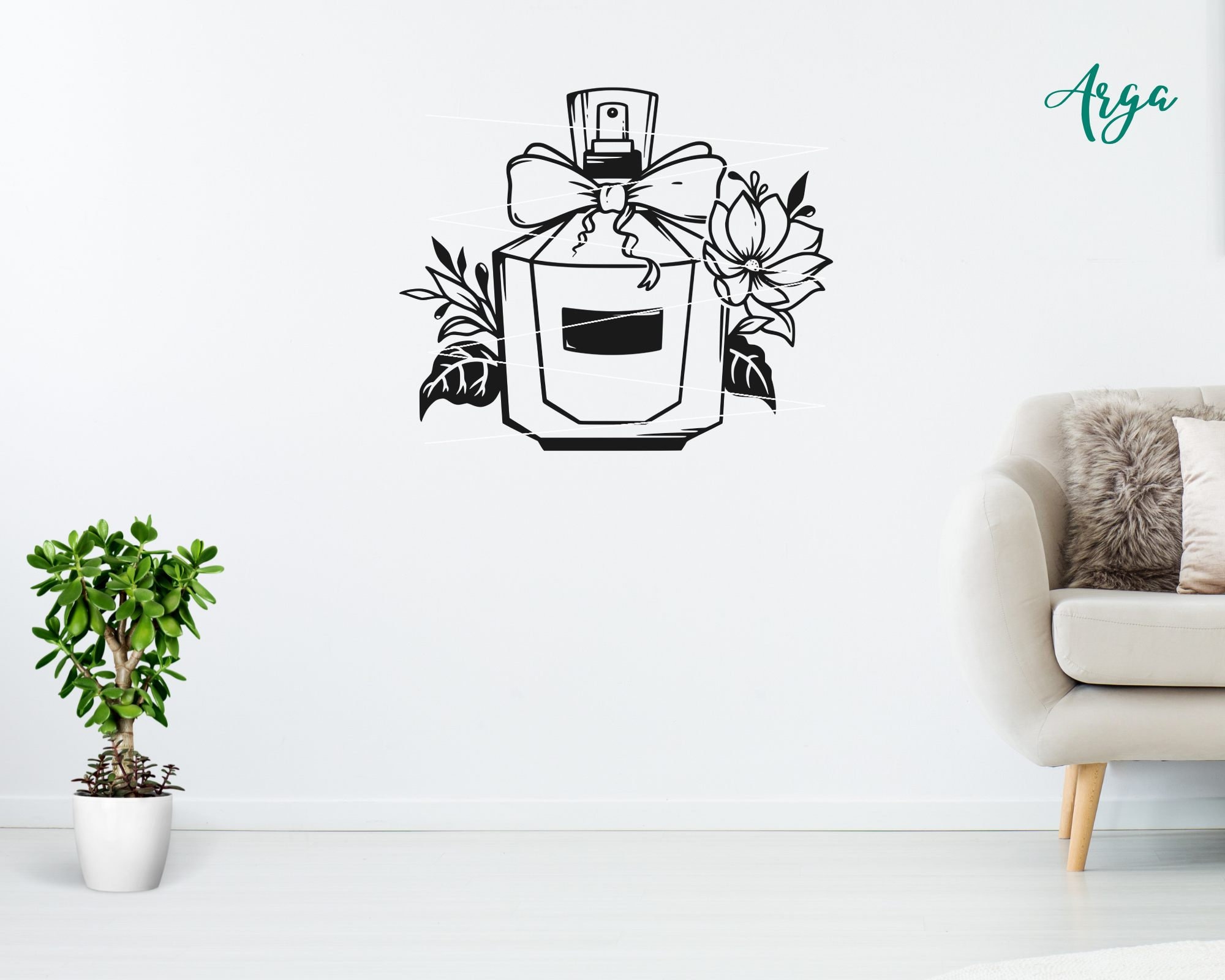 Perfume Bottle Svg Perfume Logo Svg Floral Perfume Svg - Etsy