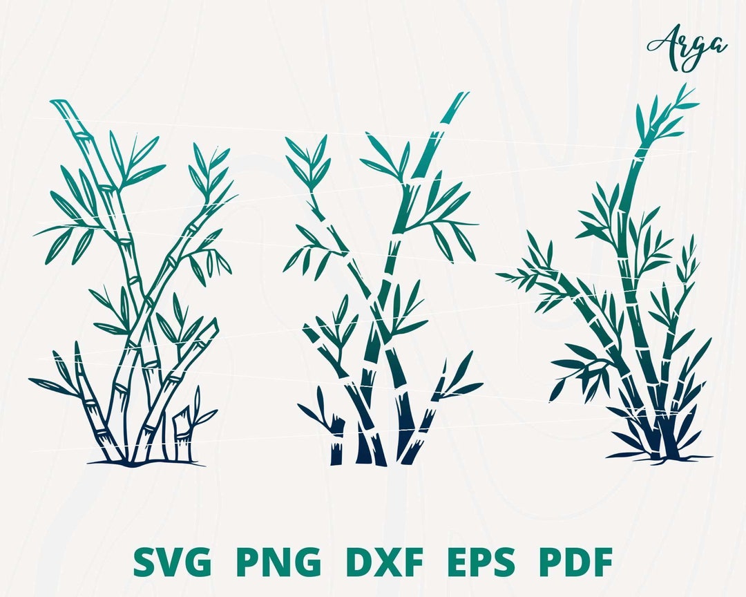 Bamboo Svg, Bamboo Stems Svg, Bamboo Svg Bundle, Bamboo Tree Svg ...