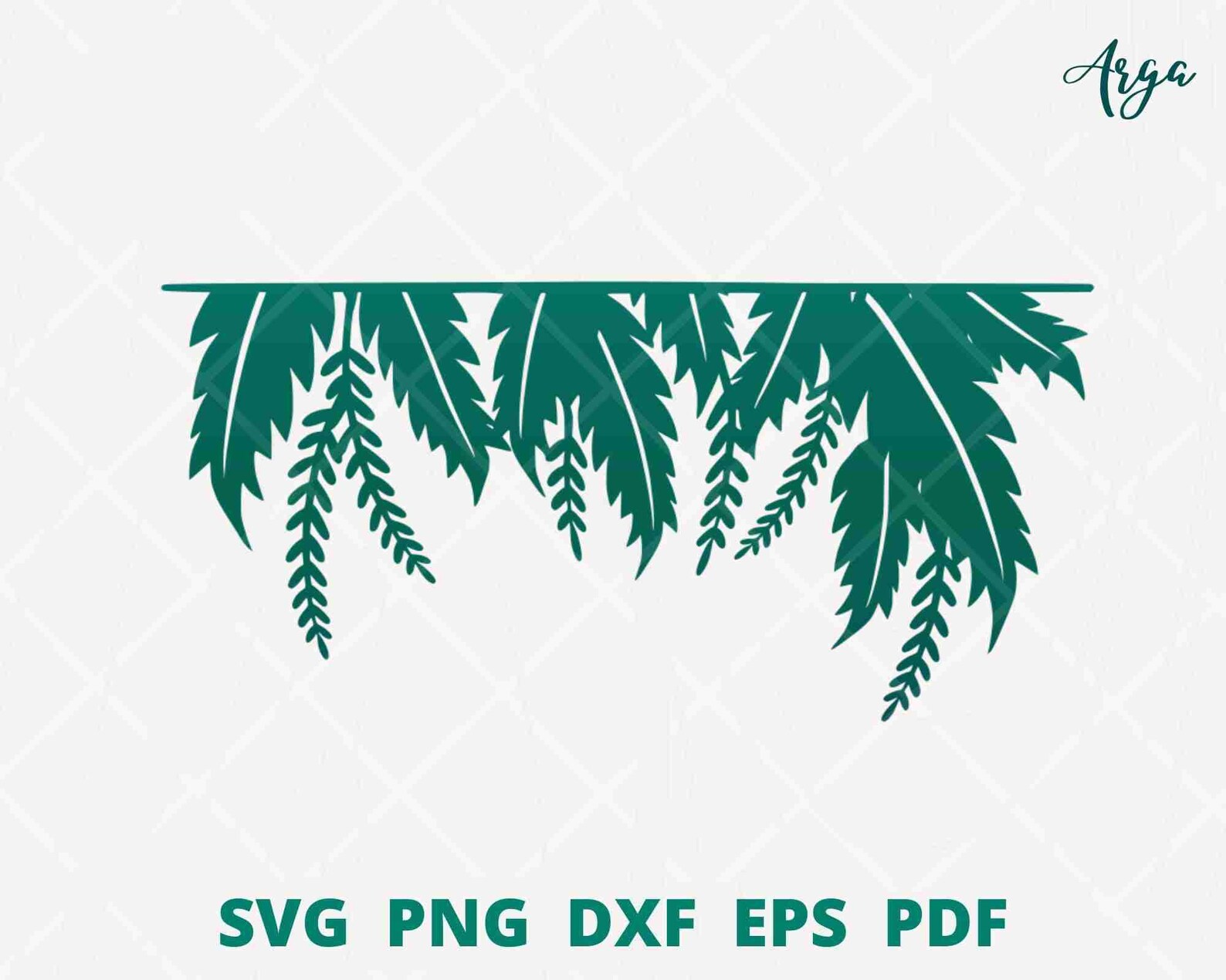 Hanging Plant Svg Bundle Floral in Wall Svg Hanging Flower - Etsy