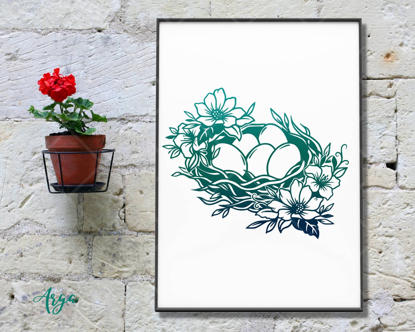 Nest Svg Bird Nest on a Branch Svg Egg Nest Svg Bird Nest - Etsy