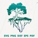 Floating Tree Svg, Floating Island Svg, Sky Island Svg, Tree in the Sky ...
