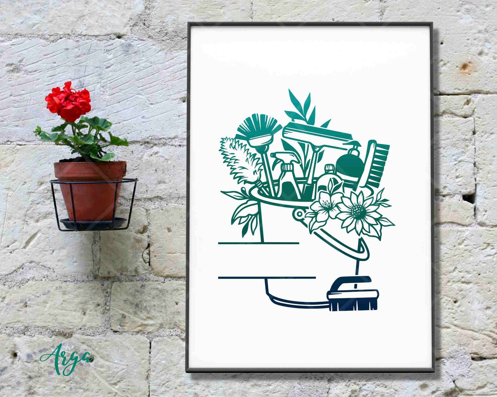 Split Cleaning Tool Svg 1 Floral Cleaning Tool Svg Cleaning - Etsy