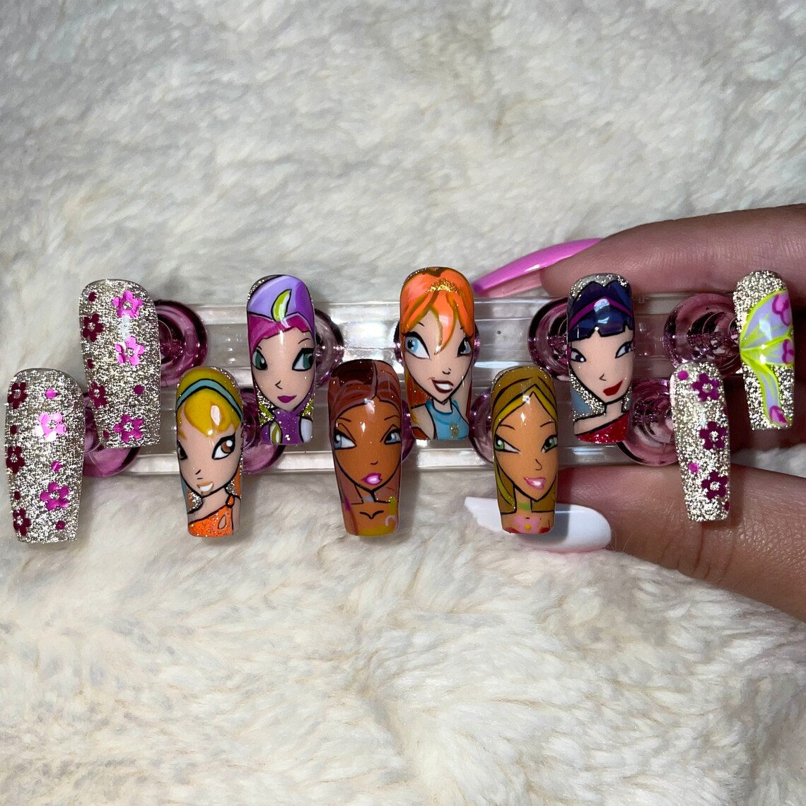 Winx Club Press on Nails | Etsy