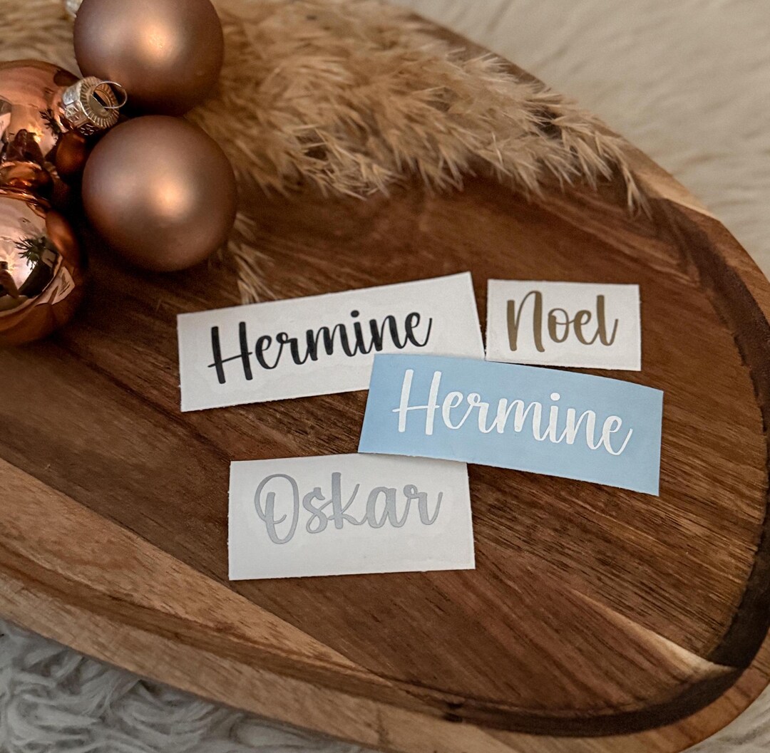 Personalized Stickers for Christmas Tree Balls - Etsy