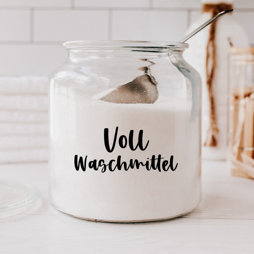 Stickers for Detergent Containers Labels Washing Powder Different ...