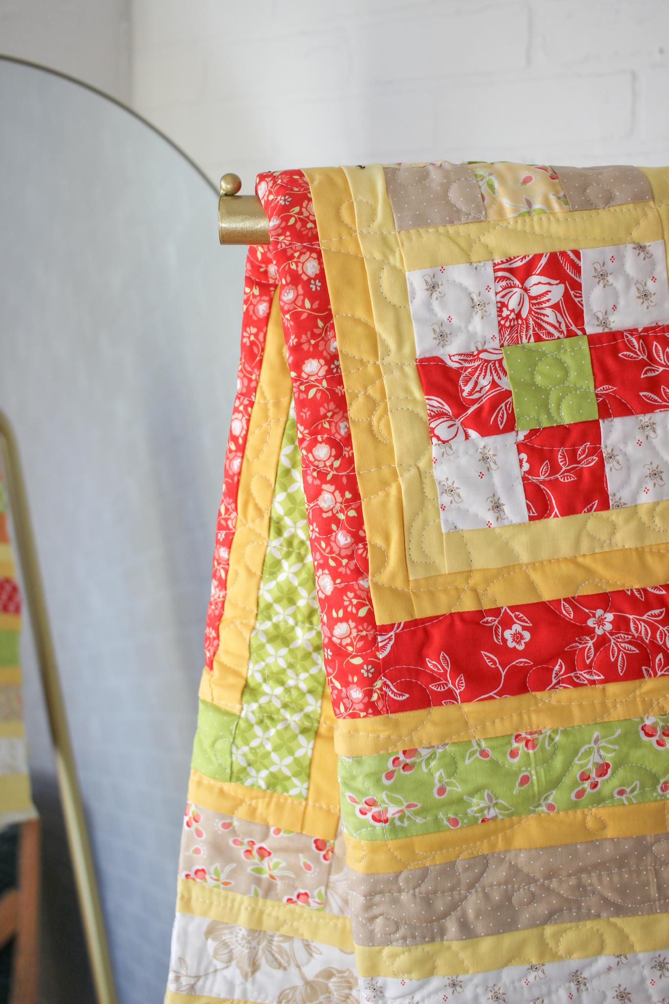Vintage Moda Fabric Baby Quilt - Etsy Canada