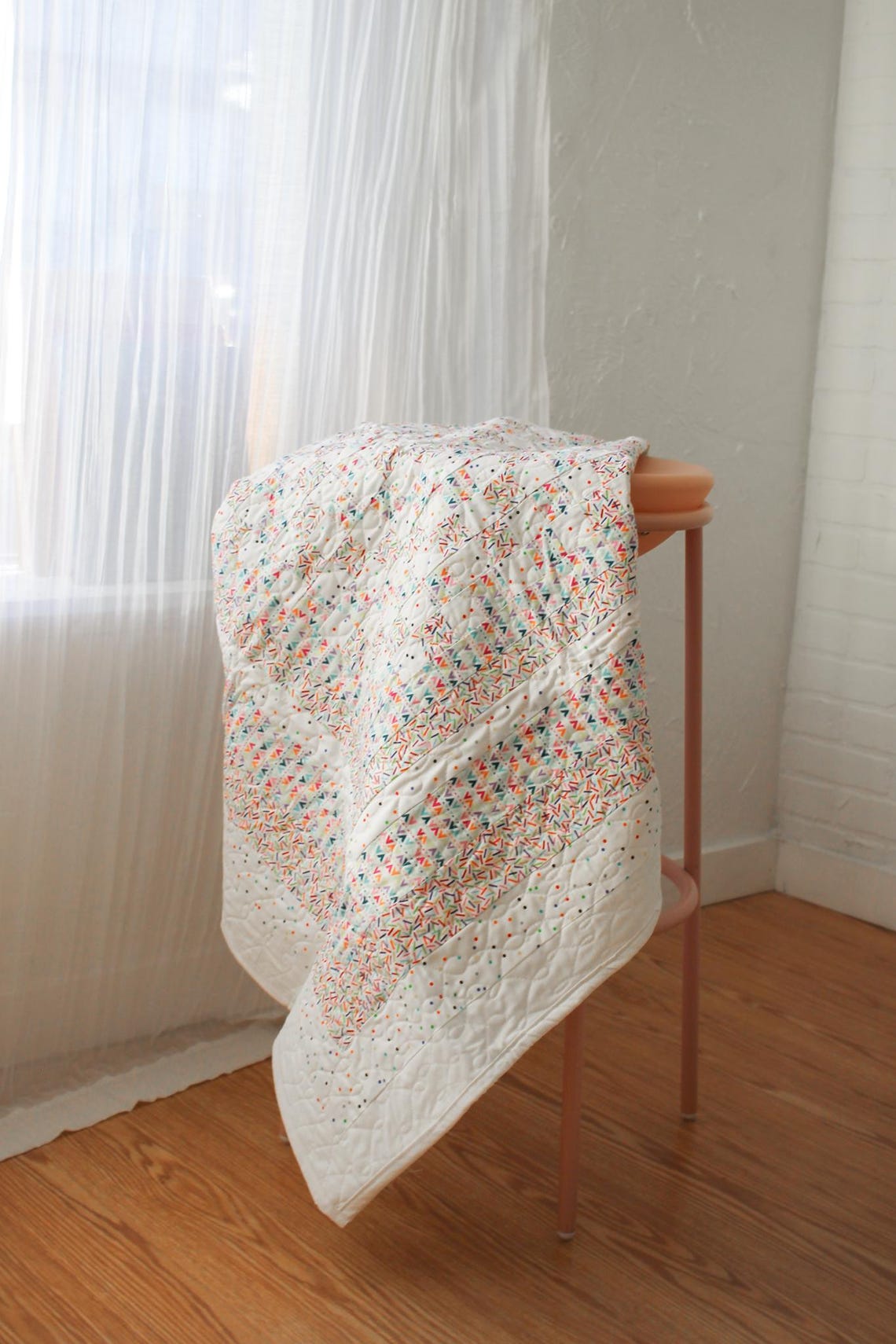 Vintage Moda Fabric Baby Quilt - Etsy