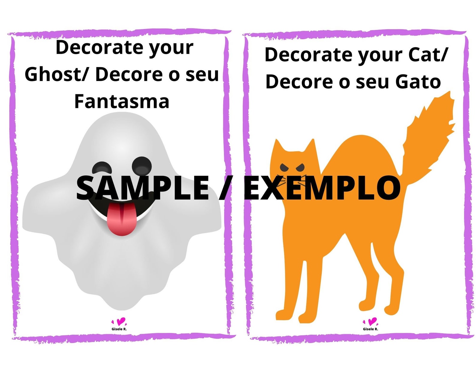 Learn Brazilian Portuguese Kids Halloween Play Dough Game PDF Digital ...