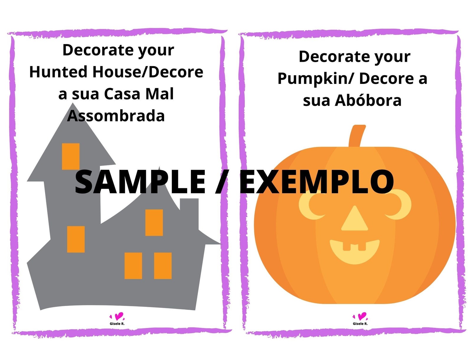 Learn Brazilian Portuguese Kids Halloween Play Dough Game PDF Digital ...